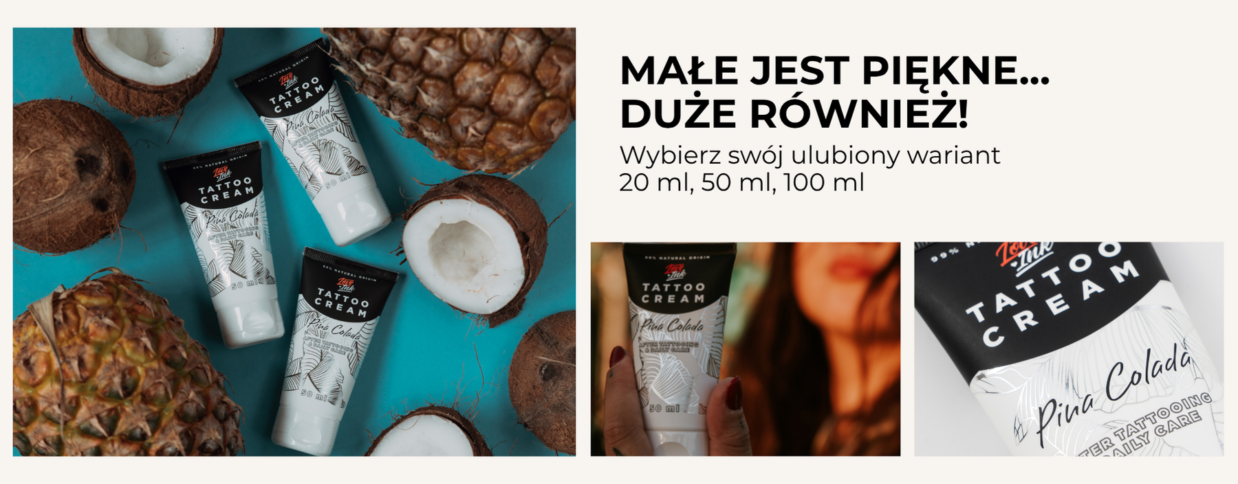 Loveink - polska marka naturalnych kosmetyków do tatuażu